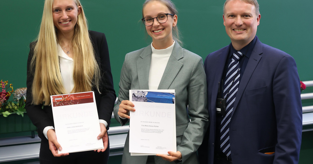 Bachelor prizes awarded by the BCI faculty - BCI - TU Dortmund