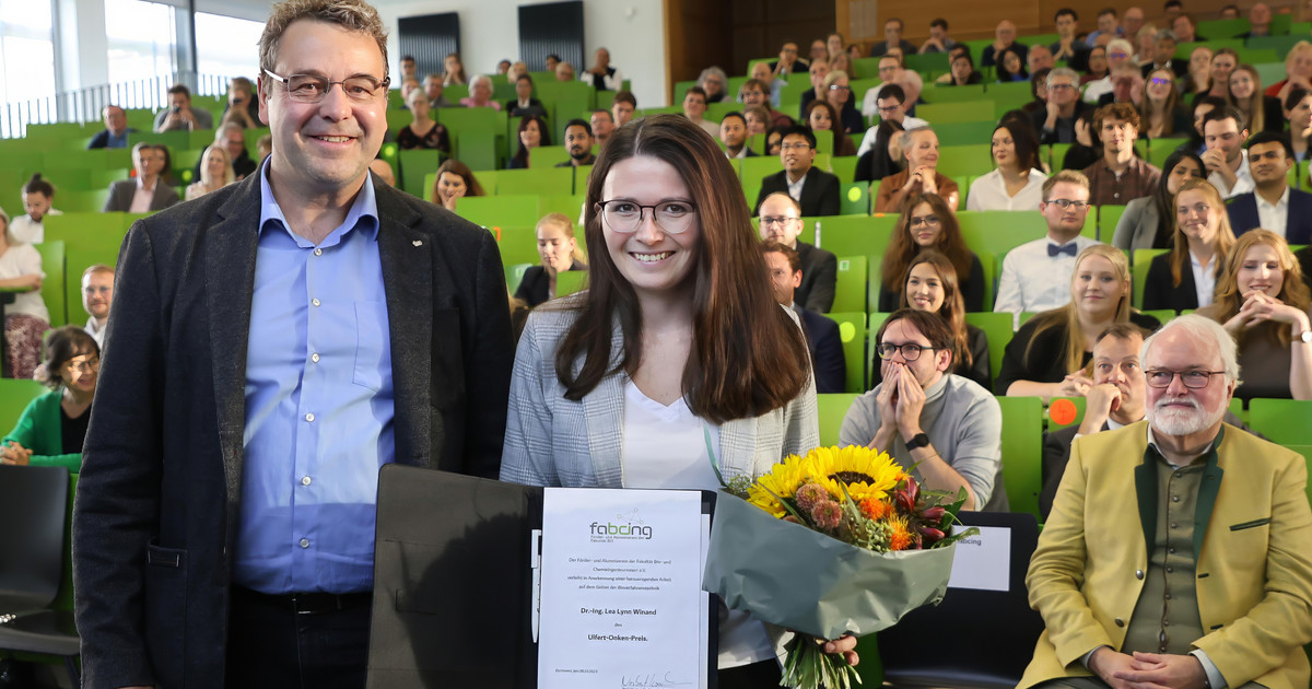 Dr. Lea Winand erhält Ulfert-Onken-Preis der Biotechnologie - BCI - TU ...