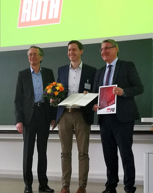 Dennis Vogelsang erhält Carl-Roth-Förderpreis - BCI - TU Dortmund